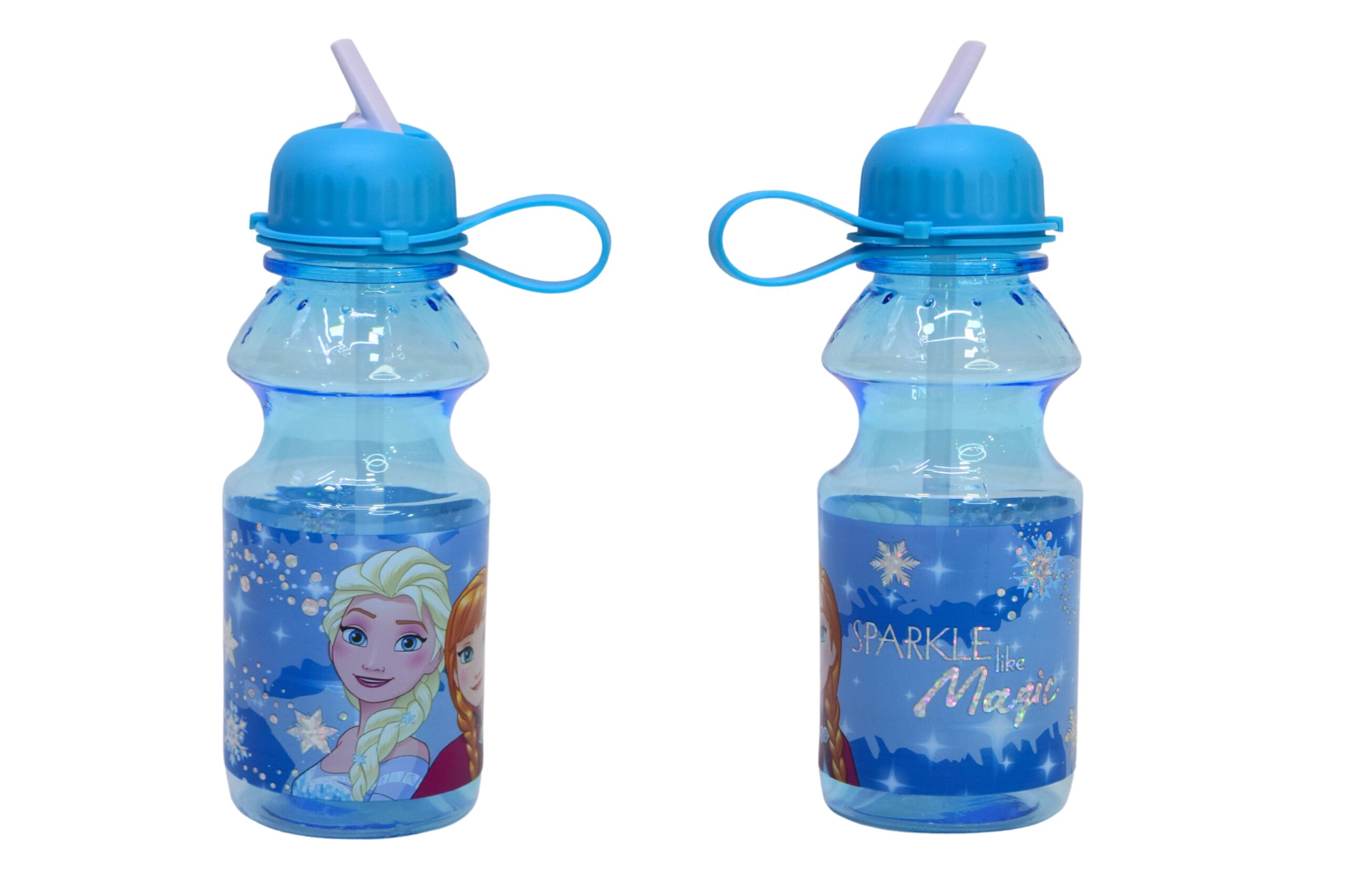 Botella Niña Azul con Popote – Libélula