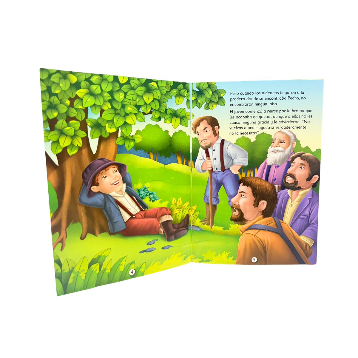 Mini Cuento Pedro y El Lobo – Libélula